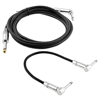3NH® 2m & 0.30m 6.35mm 1/4" Male to 1/4" Male Cable for Bass Guitar ...