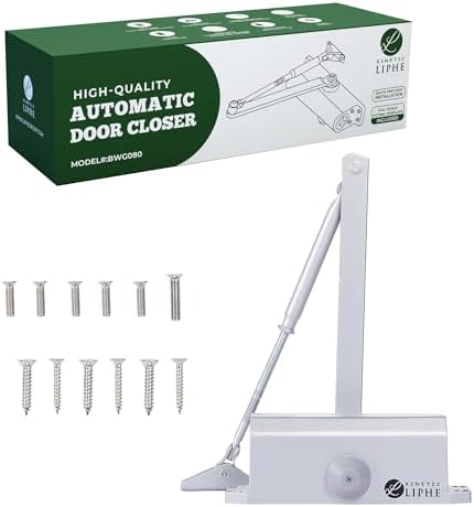 Automatic Door Closer - Hold Open Feature - Adjustable Hydraulic Heavy ...