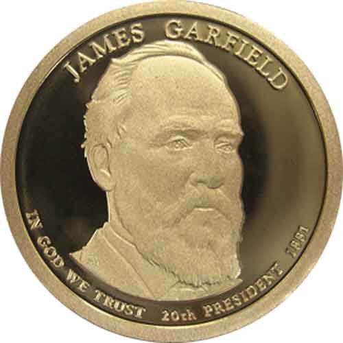 2011 James Garfield S Gem Proof Presidential Dollar US Coin at Amazon's ...