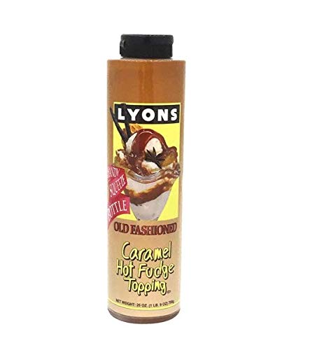 Amazon.com : Lyons Old Fashioned Caramel Hot Fudge Topping, Squeeze ...