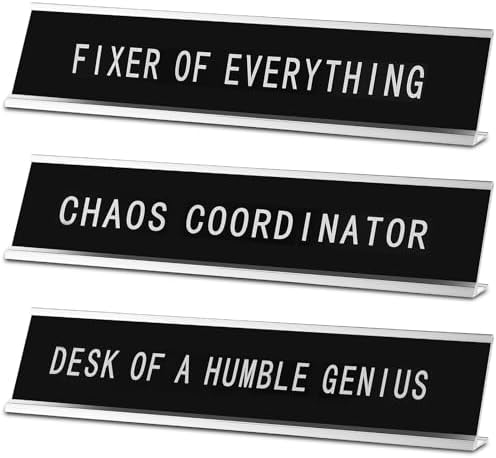 Amazon.com: Suzile 3 Pcs Chaos Coordinator Fixer of Everything Desk of ...