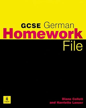 GCSE German Homework File Paper : Collett, Diane, Lanzer, Harriette ...