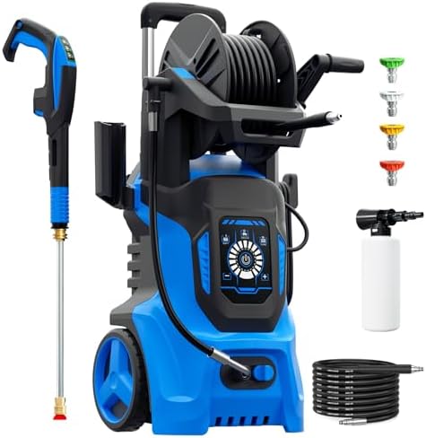 Amazon.com : Electric Pressure Washer, Hsoipn 4200 Max PSI 2.4 GPM ...