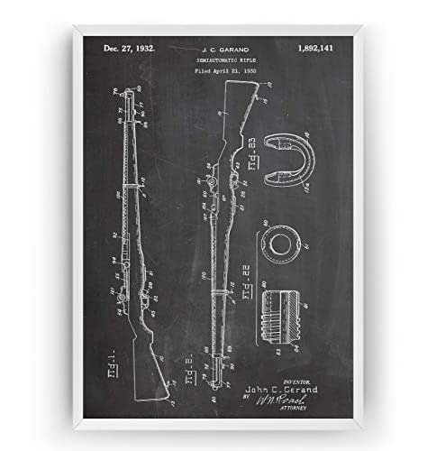 Amazon.com: Magic Posters M1 Garand Rifle 1932 Patent Print - Gun ...