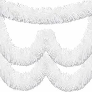 Buy Go Hooked 5 Pcs Snow White Garland for Christmas Tree Decoration ...