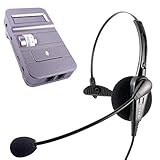 ・ブランド:InnoTalk・製造元:HeadsetsBank・モデル:Classic Monaural X475 System・製造元/メーカー部品番号:CBG4AV-H09TG-X475U・このプロフェッショナルヘッドセットと一般的なヘ...