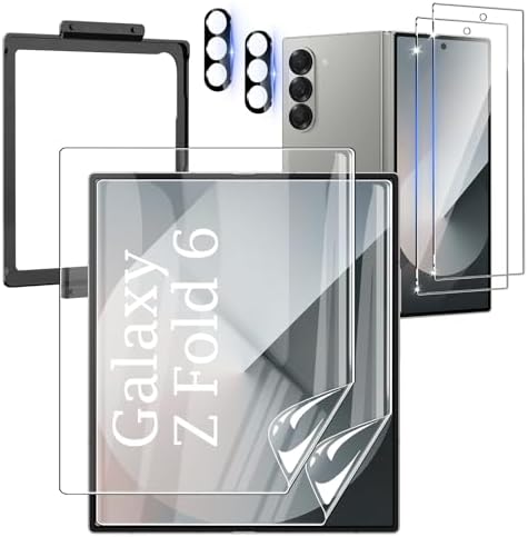 Amazon.com: CWQZGUF [2Set 6PCS] Screen Protector Compatible with Galaxy ...