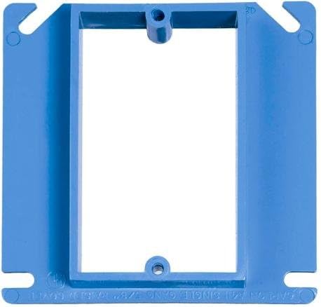 Carlon A413 4" Square, 1-Gang, Non-Metallic, ENT Box Extender - Amazon.com