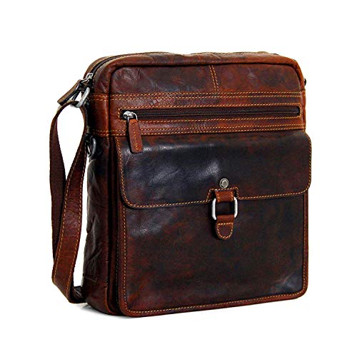 Jack Georges bags. Jack Georges Voyager Large Cross Body (Brown).