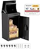 Amazon.com: Merapi Parcel Drop Boxes for Outside, 16" x 13.27" x 29.84 ...