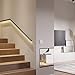 Amazon.com: Staircase Handrail With Light, Long Wall Light With Sensor ...