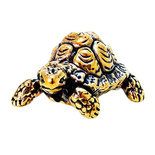 Amazon.com: Big Turtle Figurine Decorative Tortoise Statue Bronze ...