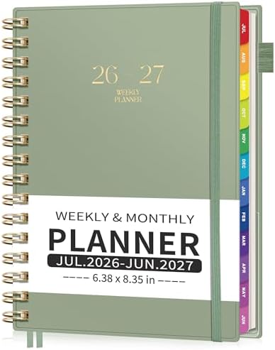 Amazon.com : EMSHOI Academic Planner 2026-2027, Weekly and Monthly ...