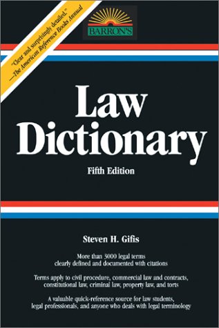 Amazon.com: Law Dictionary: Fifth Edition (Law Dictionary ...