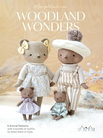 Woodland Wonders: 6 Animal Patterns with a bundle of outfits to dress ...