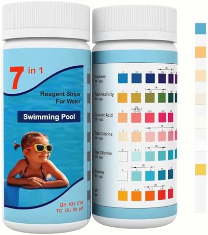 Amazon.com : WaterWarden 7-Way Pool Testing Strips - Pool, Hot Tub and ...
