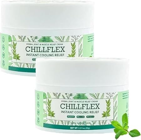 Chillflex Instant Cooling Relief Cream, Soothing Cooling Gel, Chillflex ...