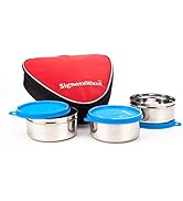 Buy SignoraWare 150ml+550ml Small Compact Stainless Steel Lunch Box ...