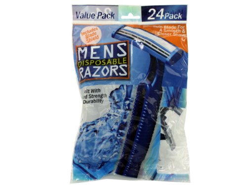 Amazon.com: Disposable Razor Blades Value Pack, Case of 24 : Beauty ...