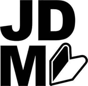DC00455 JDM JDM Beginner Vinyl Car Window Decal Sticker (12 Inch/30.48 ...