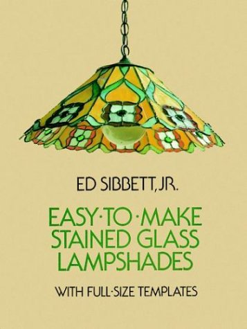 Amazon.com: Easy-to-Make Stained Glass Lampshades with Full-Size ...