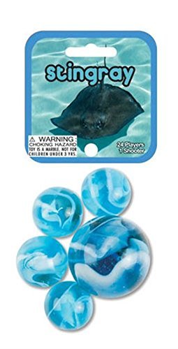 Amazon.com: Stingray 24 Player & 1 Shooter Marbles Net Set : Toys & Games