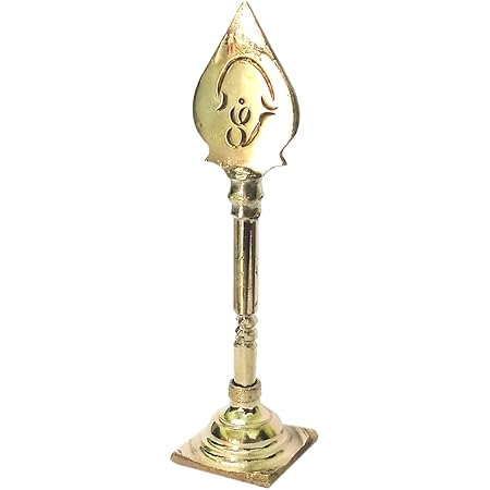 Buy anciently Brass Lord Murugan Vel with Stand | Brass Vel on Stand ...