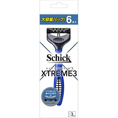 Amazon.co.jp: Schick Chic Schick Extreme 3 (Pack of 6) : Beauty