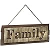 Amazon.com: Family Metal Sign on a Wood Board - Farmhouse Rustic Wall ...