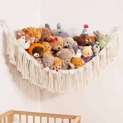 Amazon.com: Amdermi stuffed animal net hanging organizer children's ...