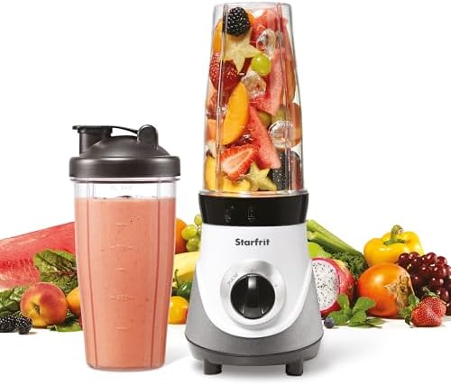 Starfrit Personal Blender 7PC Set - Two 828ml Cups - Two Blades - High ...