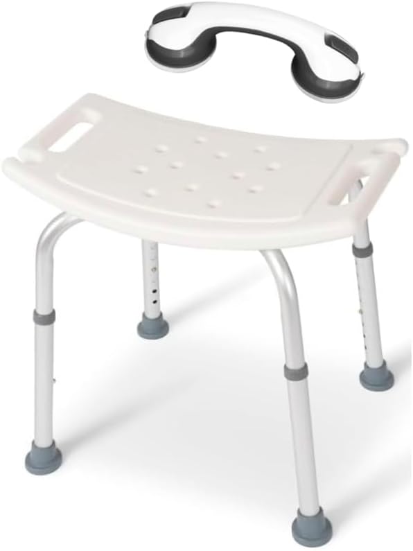 Aidapt Height Adjustable Shower and Bath Stool with Anti slip Feet ...