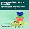 Amazon.com: Tupperware CrystalWave PLUS 4 Piece Round Food Storage ...