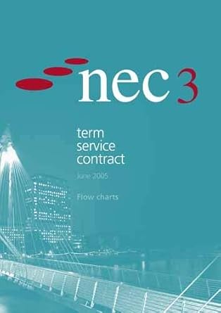 Nec3 Term Service Contract Flow Charts (June 2005): NEC: 9780727733788 ...