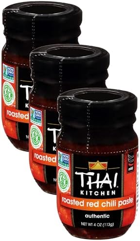 Amazon.com : Thai Kitchen, Chili Paste, Roasted Red, 4 oz (Pack of 3 ...