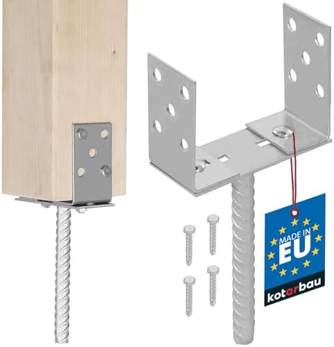 Pfostentrager Zum Einbetonieren Verstellbar