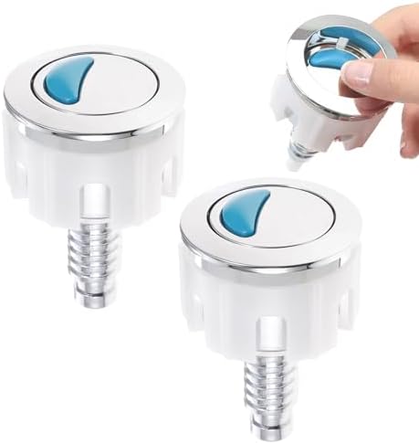 VeeBath Replacement Dual Double Flush Oval Push Button for Ideal ...