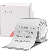 Amazon.com : NIIMBOT Label Maker Tape White Label Print Paper ...