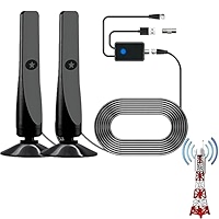 Digital TV Reception Wave Max TV Antenna 2025 - 50 Mile Range Amplified ...