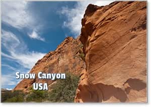 Amazon.com: Red Rock at Snow Canyon, Utah, Fridge Magnet : Home & Kitchen