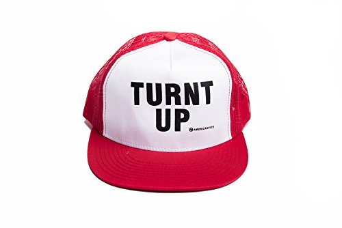 Amazon.com: American Vice Turnt UP Party Mesh Hat - Trucker Cap (Red ...