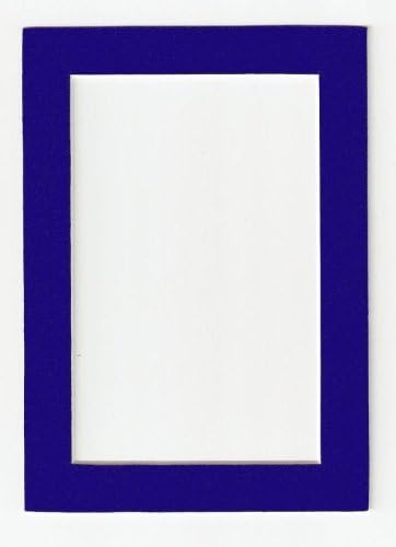 Amazon.com: 5x7 Navy Blue Acid Free Picture Frame Mat, for an 8x10 ...