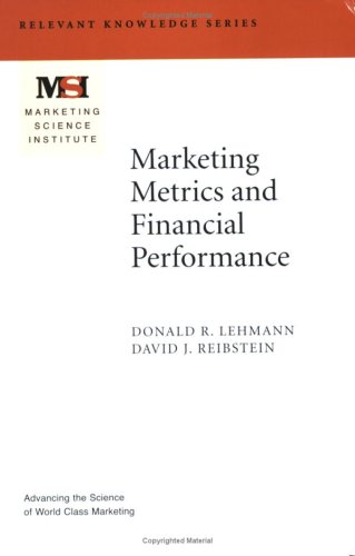Marketing Metrics and Financial Performance (Marketing Science ...