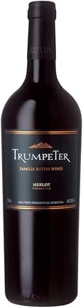 Vino Tinto Trumpeter Merlot 750 ml : Amazon.com.mx: Alimentos y Bebidas