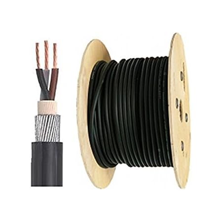 25m 25 Metre x 16.0mm 16mm 3 Core Steel Wire Armoured Cable XLPE SWA ...