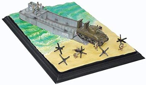US LCM (3) landing craft + Sherman M4A1 with scene 60362 Limited ...