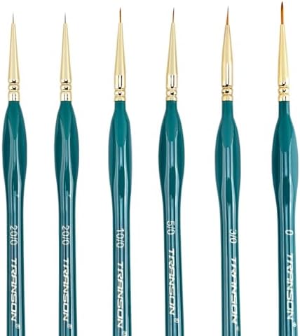 Amazon.com: Nicpro 10PCS Micro Fine Detail Paint Brush Set, Macaron ...