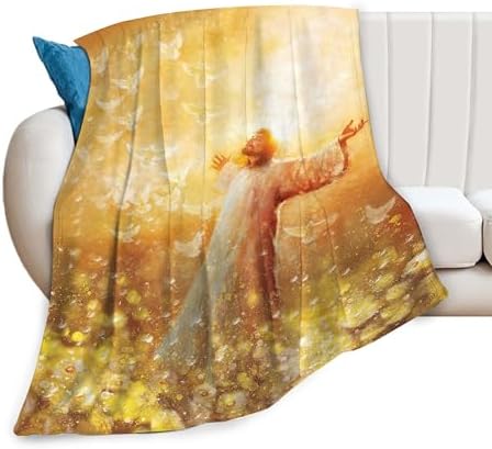 Amazon.com: Jesus Christ Throw Blanket Christian Gifts Blanket for ...