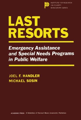 Last Resorts: Emergency Assistance and Special Needs Programs in Public ...