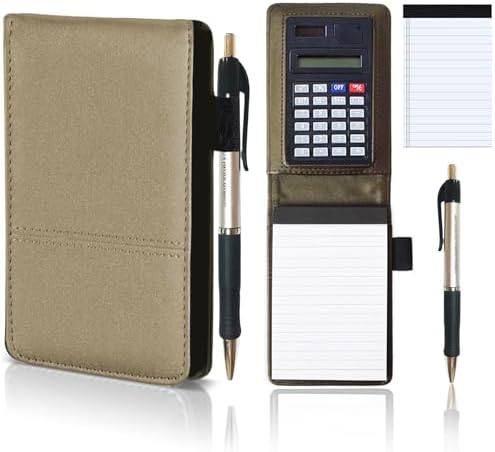 KXF A7 Durable Nylon Cover Pocket Notebook Notepad Set with Calculator ...